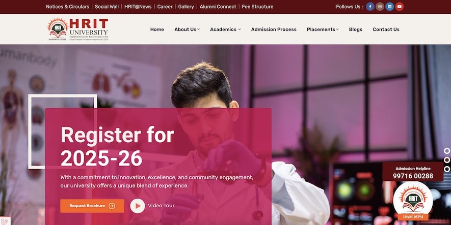 HRIT University - The Best Private University in Delhi NCR